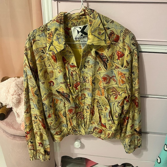X-RISS X-ROSS | Jackets & Coats | Vintage Retro Silk Bomber Jacket ...